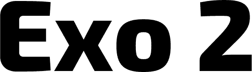 Exo 2 Extra Bold font