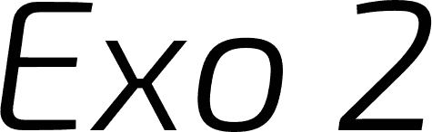 Exo 2 Light Italic 字体 | Fonts2u.com