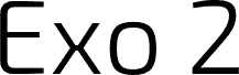 Exo 2 Bold font | Fonts2u.com