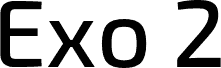Exo 2 Bold font | Fonts2u.com