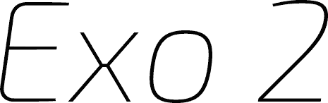 Exo 2 Thin Italic font | Fonts2u.com