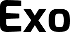 Exo Extra Bold font