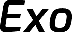 Exo Extra Bold font
