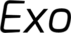 Exo Extra Light font