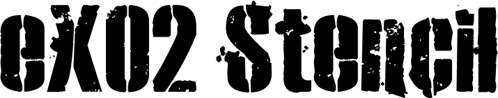 eXO2 Stencil fuente | Fonts2u.com
