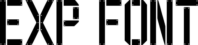 EXP FONT font | Fonts2u.com