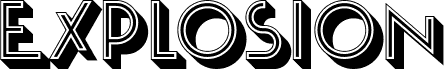 Explosion Book Bold font | Fonts2u.com