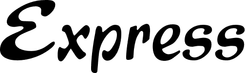Express fuente | Fonts2u.com