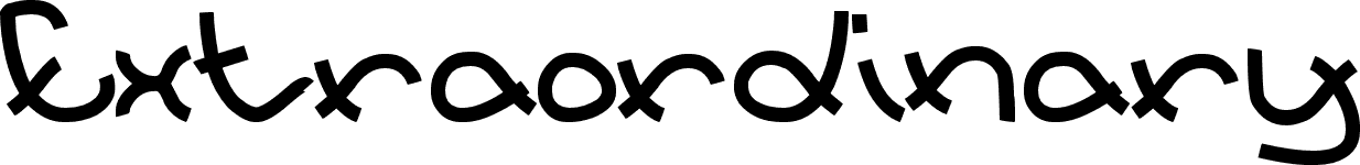 Extraordinary font | Fonts2u.com
