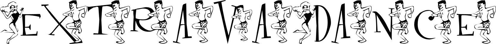 ExtravaDance font | Fonts2u.com