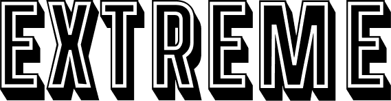 Extreme Filled Regular font | Fonts2u.com