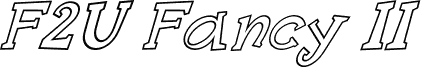 F2U Fancy II Outlines font | Fonts2u.com