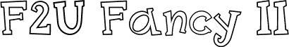 F2U Fancy II font