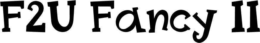 F2U Fancy II font