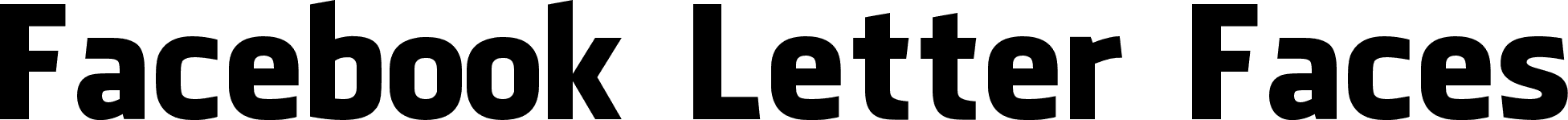 FacebookLetterFaces font | Fonts2u.com