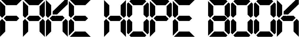 Fake Hope Book Regular fuente