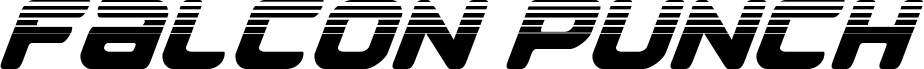 Falcon Punch Outline font | Fonts2u.com