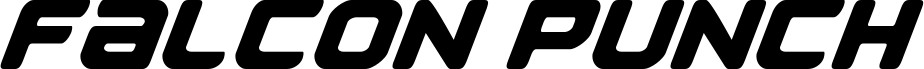 Falcon Punch Straight font | Fonts2u.com