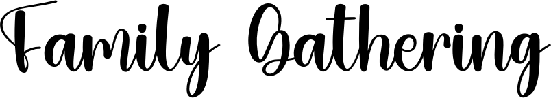 Family Gathering font | Fonts2u.com