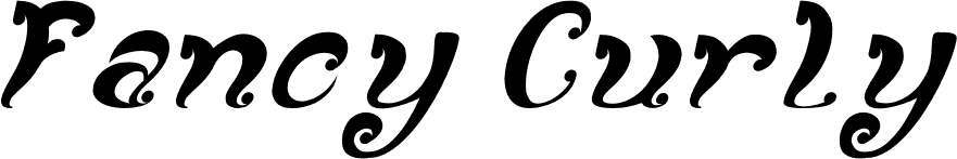 Fancy Curly Italic font | Fonts2u.com