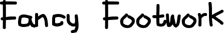 Fancy Footwork font | Fonts2u.com