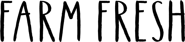 FarmFresh font | Fonts2u.com