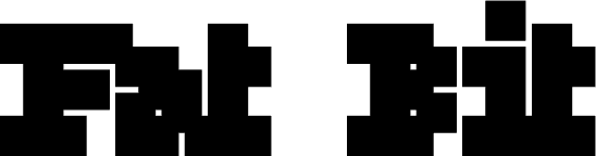 Fat Bit Regular font | Fonts2u.com