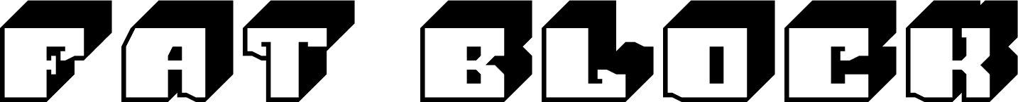 Fat Block Regular font | Fonts2u.com