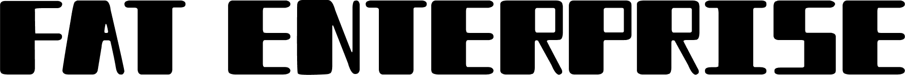 Fat Enterprise font | Fonts2u.com