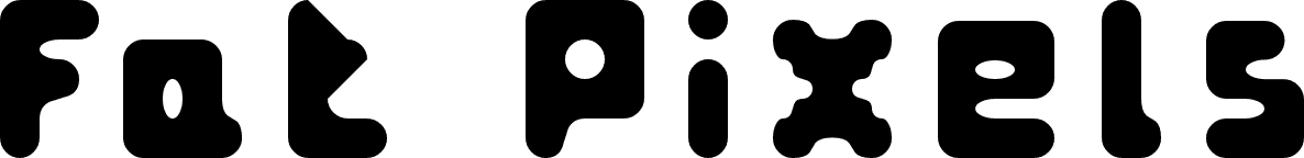 Fat Pixels font