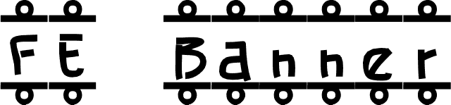 FE-Banner font | Fonts2u.com