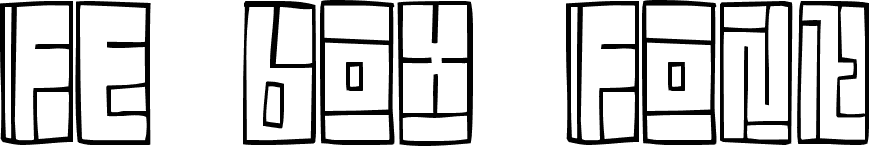 FE-BoxFont font | Fonts2u.com