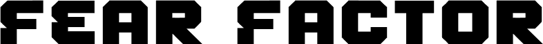 Fear Factor '3D' font