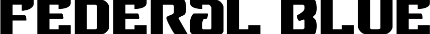 Federal Blue Expanded Italic font