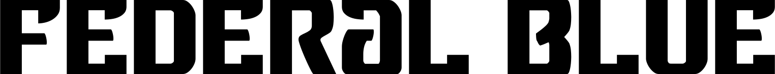 Federal Blue font | Fonts2u.com