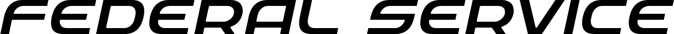 Federal Service Bold font