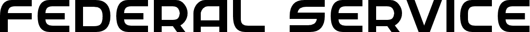 Federal Service Bold font
