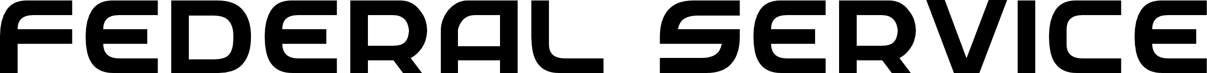 Federal Service Regular font