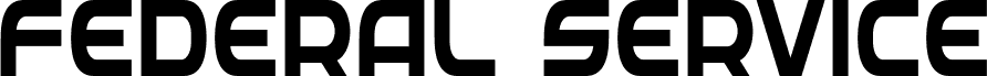 Federal Service Bold font