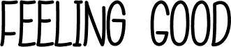 Feeling Good font | Fonts2u.com
