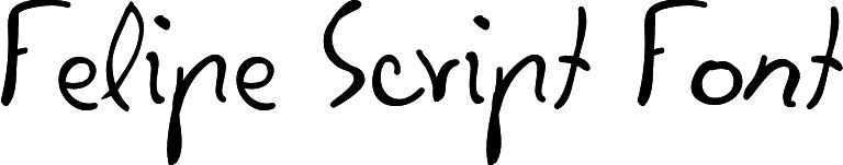 Felipe Script Font Regular font
