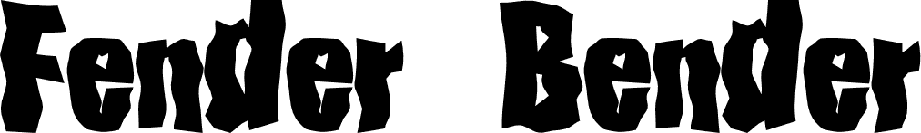 Fender Bender font