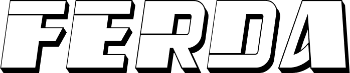 Ferda Hollow Italic font | Fonts2u.com