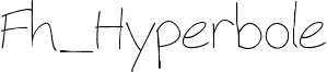 Fh_Hyperbole font | Fonts2u.com