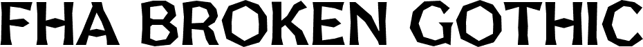 FHA Broken Gothic Kond NC font | Fonts2u.com