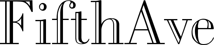 FifthAve Regular font | Fonts2u.com