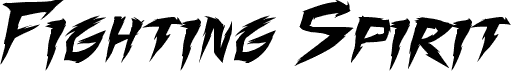 Fighting Spirit turbo Italic font | Fonts2u.com