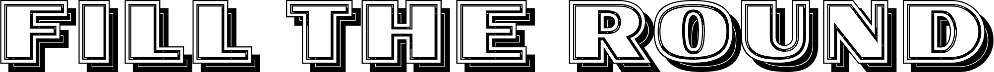 Fill The Round Regular font | Fonts2u.com