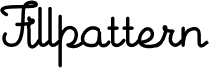 Fillpattern font