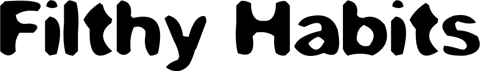 Filthy Habits font | Fonts2u.com